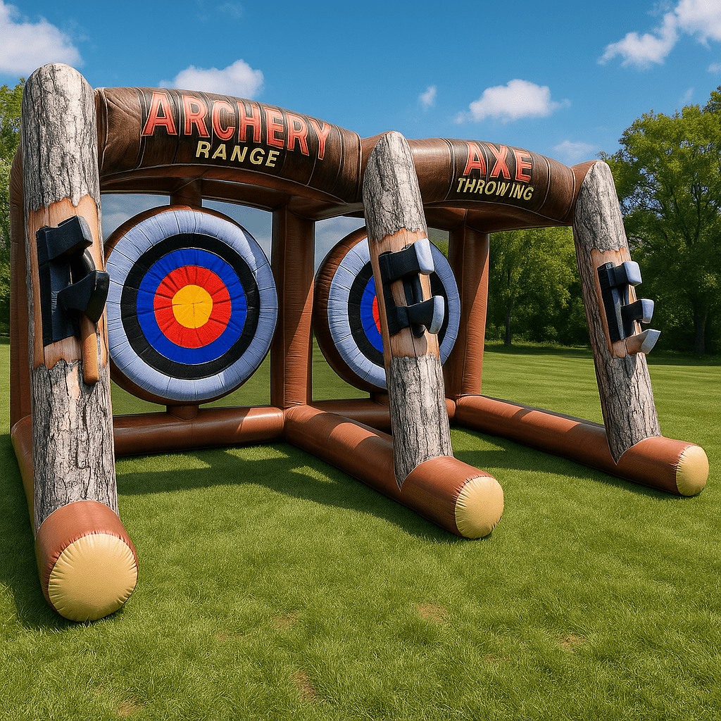 Axe Throwing Inflatable Game Hire Norwich, Norfolk & East Anglia