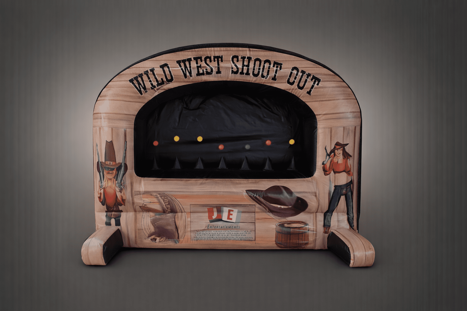 Nerf Shootout Hire | Wild West Inflatable Game Norwich